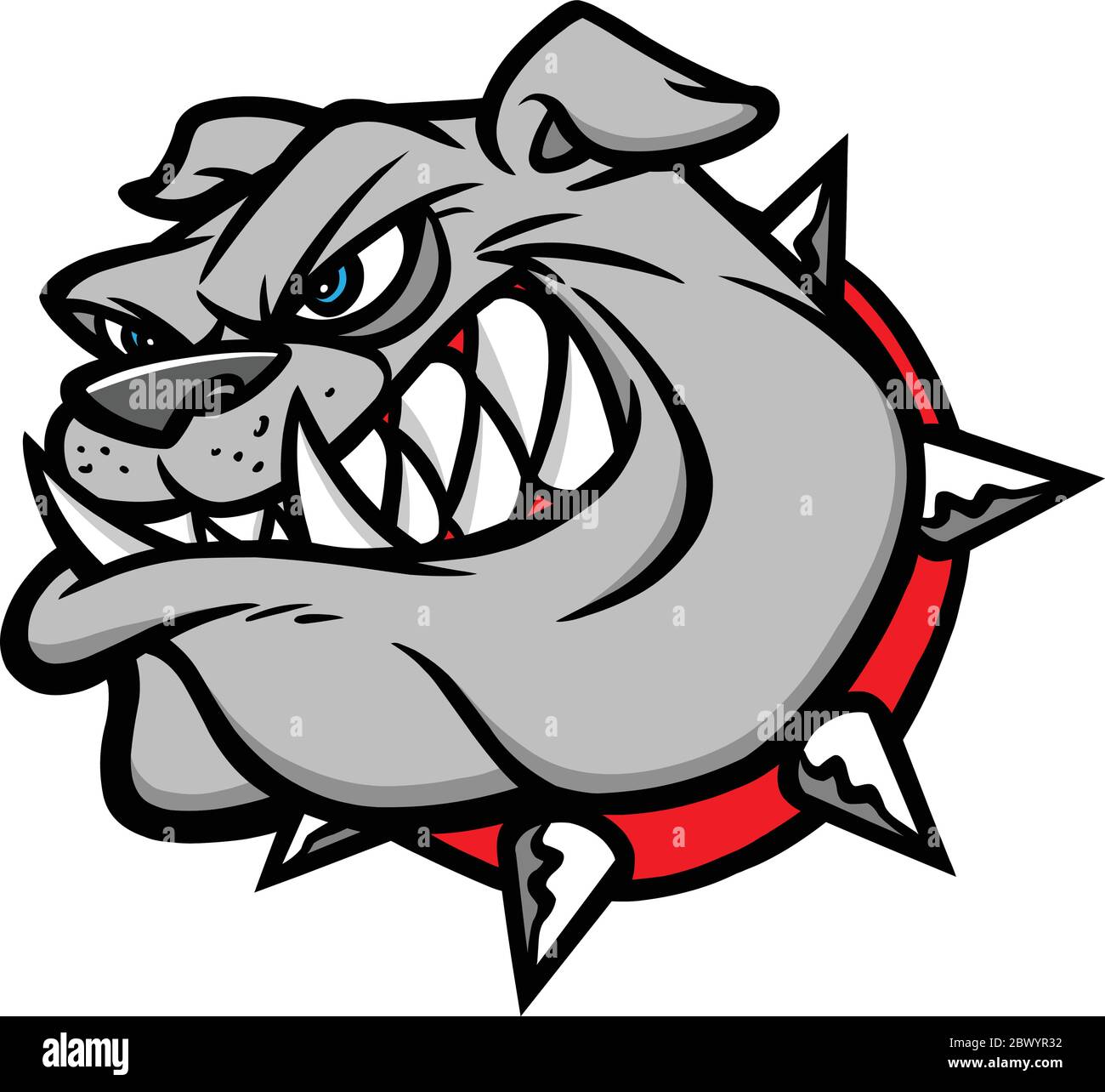 Bulldog Extreme- A Cartoon Illustration of a Bulldog Extreme Stock ...