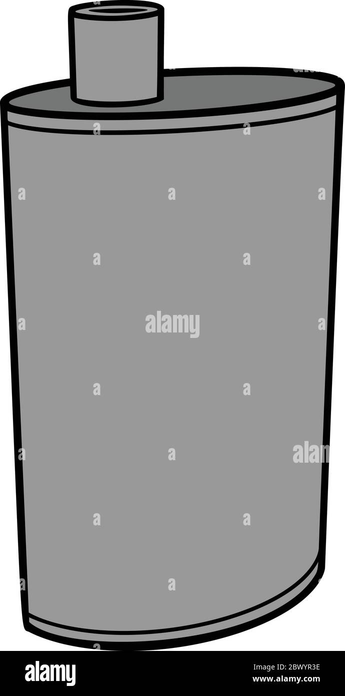 Car Muffler - A cartoon illustration of a Car Muffler Stock Vector ...