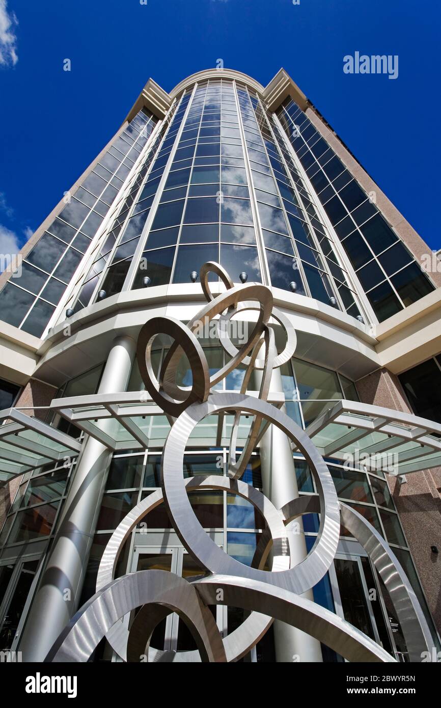 RBC Centura Bank Tower, City Hall Plaza, Orlando, Florida, USA Stock ...