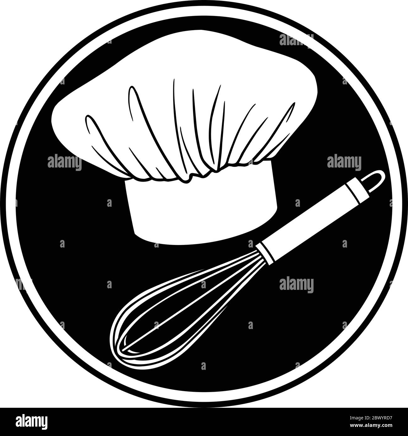 Chef Symbol- An Illustration of a Chef Symbol Stock Vector Image & Art ...