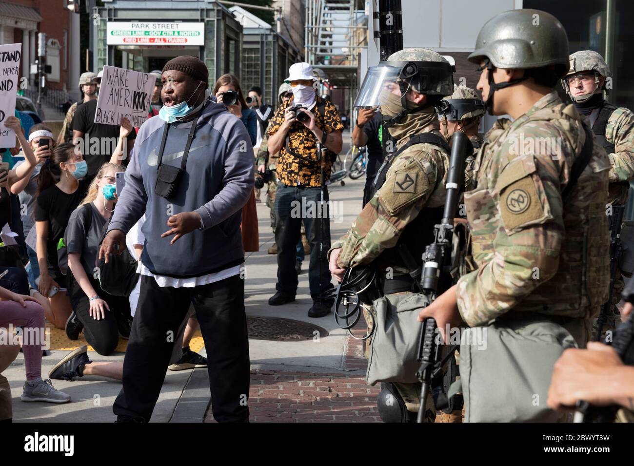 People protest against police brutality following the death of George ...