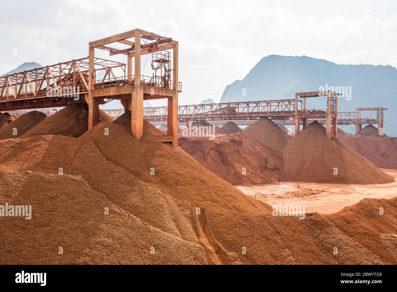 construction site on mine field Stock Photo - Alamy