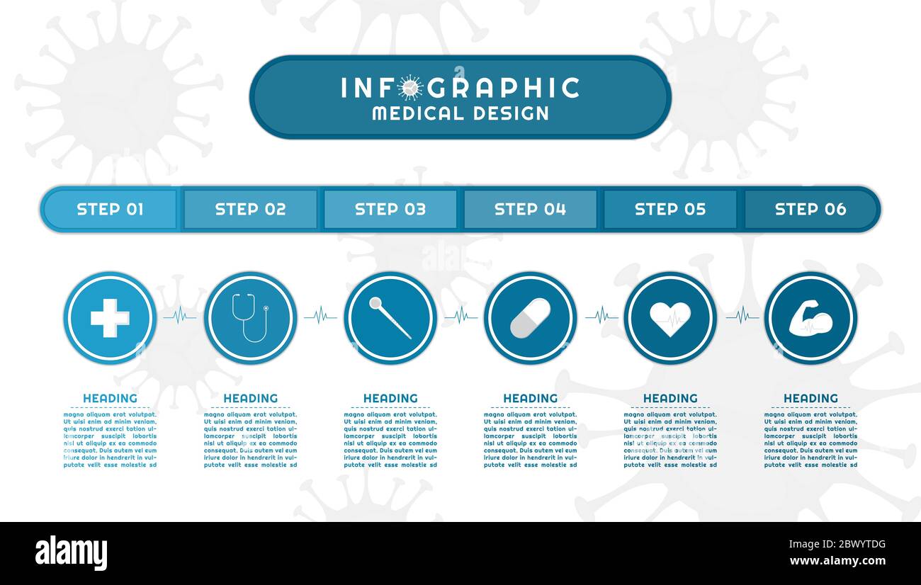 Infographic medical bar number hi-res stock photography and images - Alamy