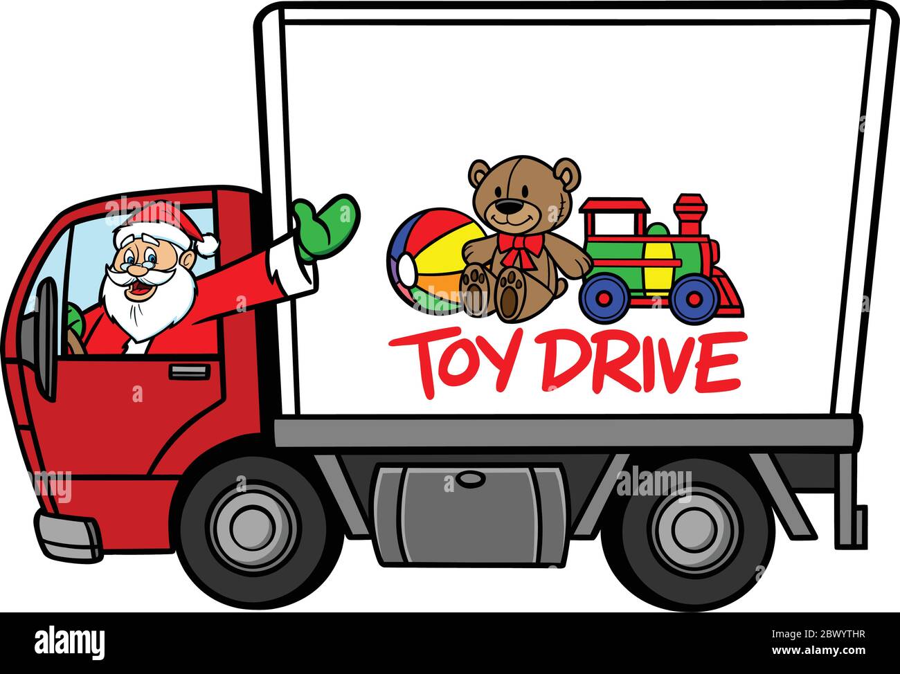 Christmas Toy Drive- A Cartoon Illustration of a Christmas Toy Drive ... Christmas Toy Drive- A Cartoon Illustration of a Christmas Toy Drive ...