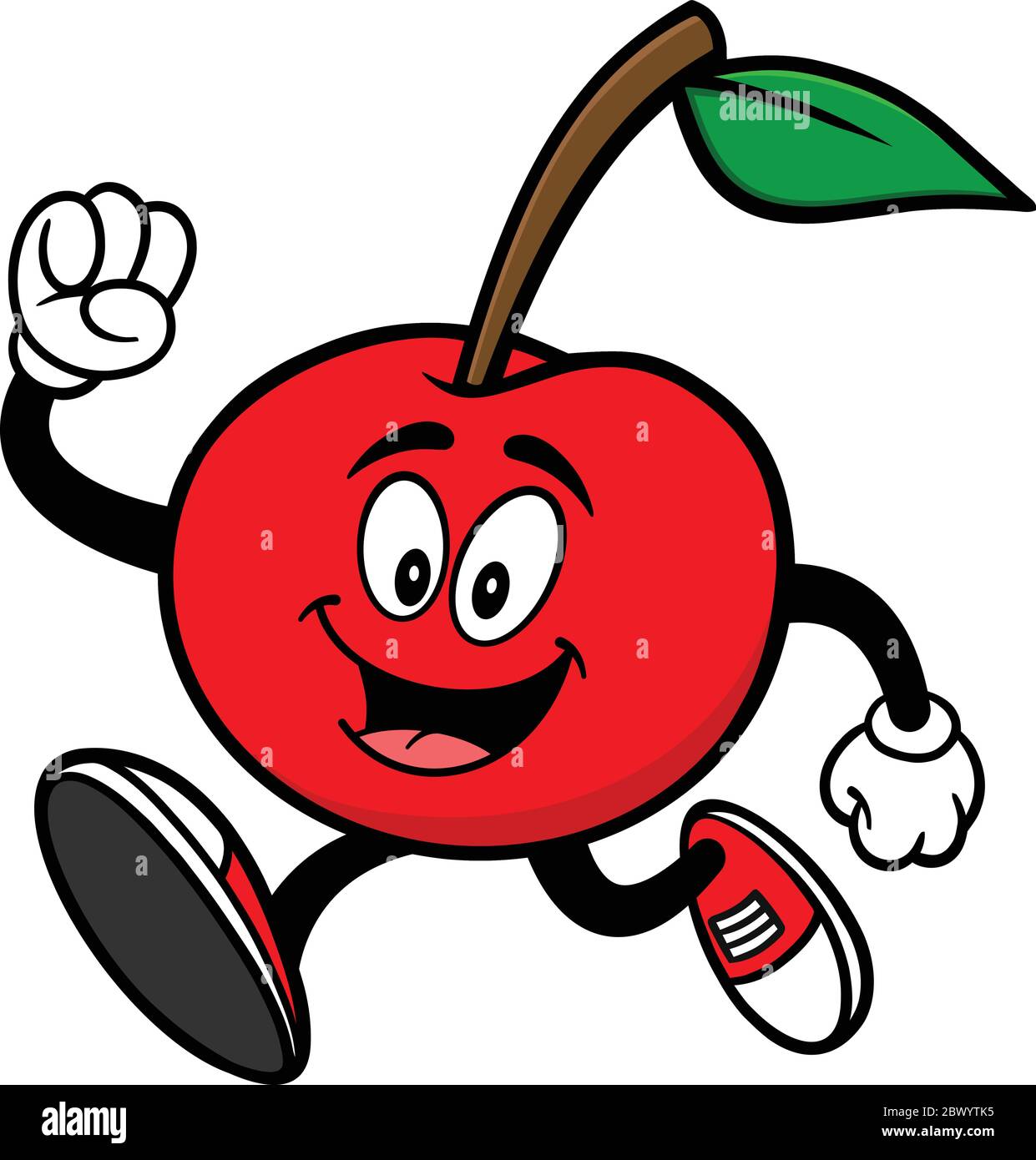 Eating and running Stock Vector Images - Alamy