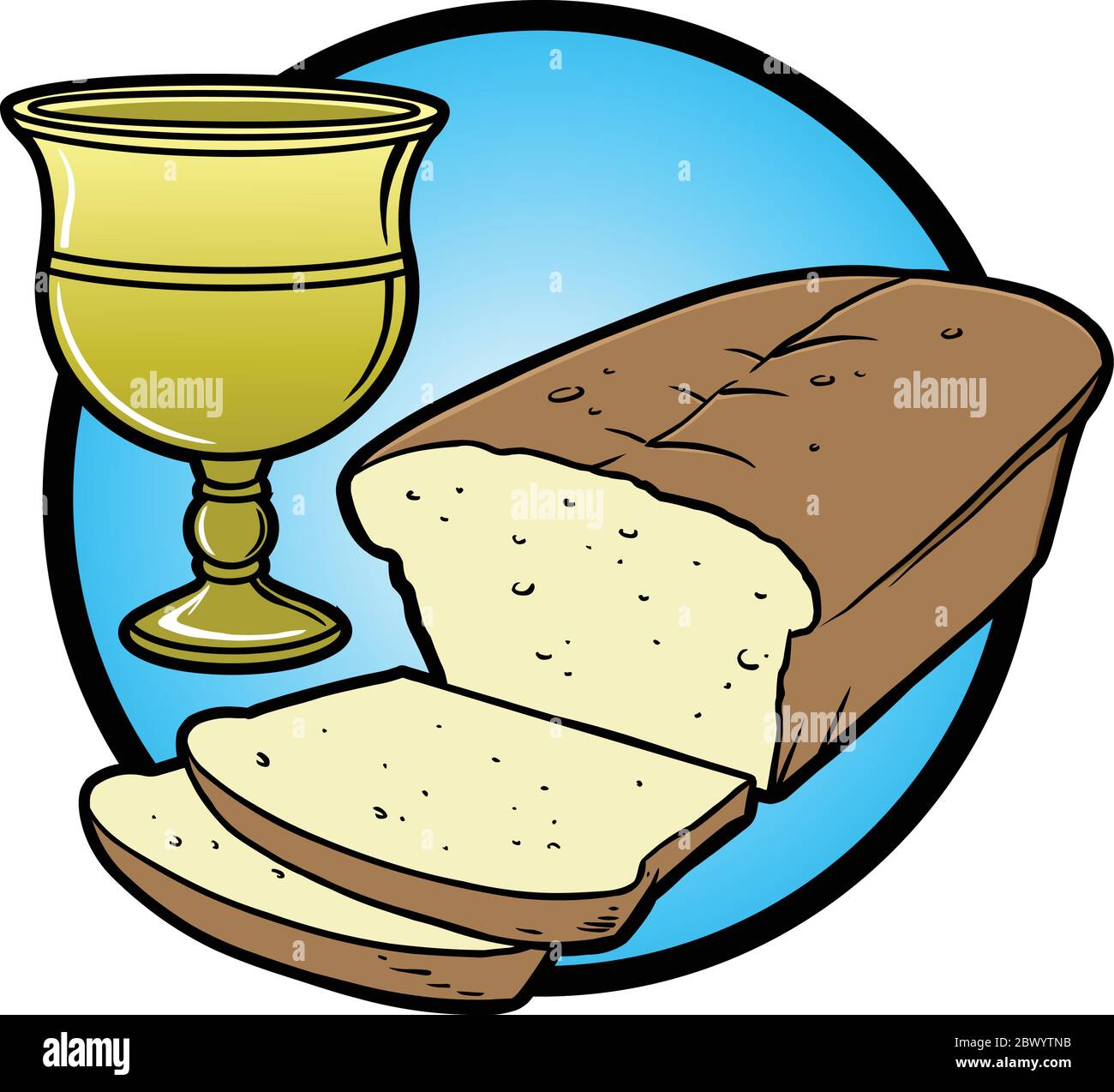 Communion Icon- An Illustration of a Communion Icon Stock Vector Image ...