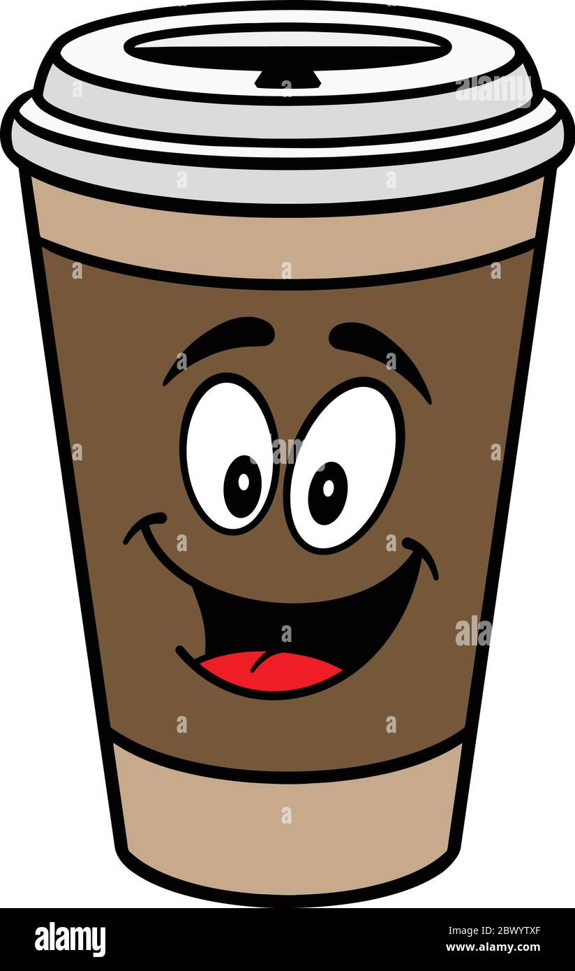 Coffee Mascot - A cartoon illustration of a Coffee Mascot Stock Vector ...