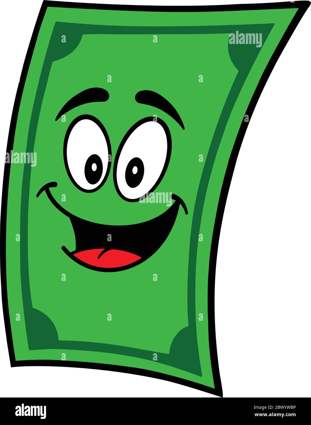 Dollar Mascot - A cartoon illustration of a Dollar Mascot Stock Vector ...