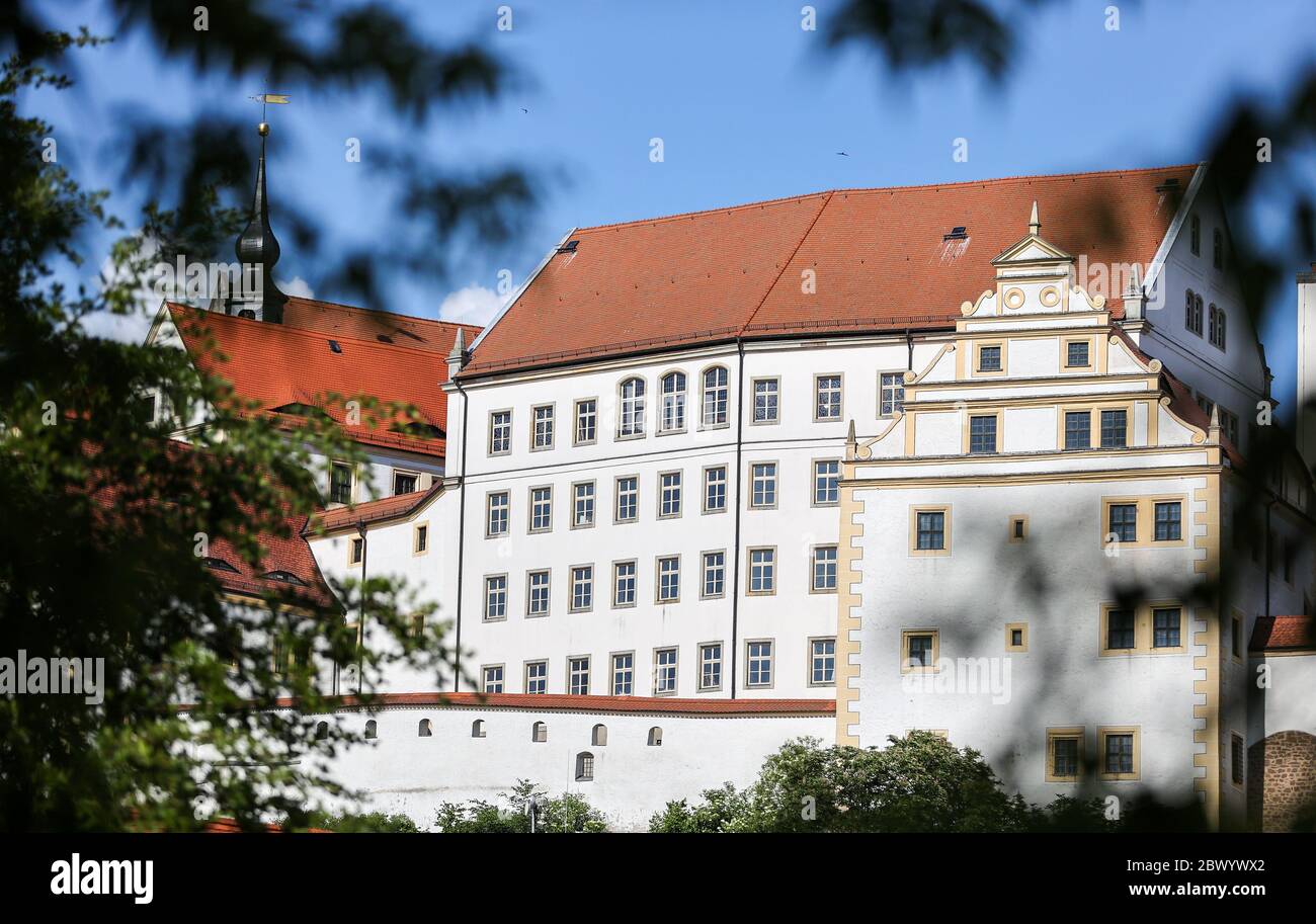 Colditz, Germany. 02nd June, 2020. View of the Colditz castle. The ...