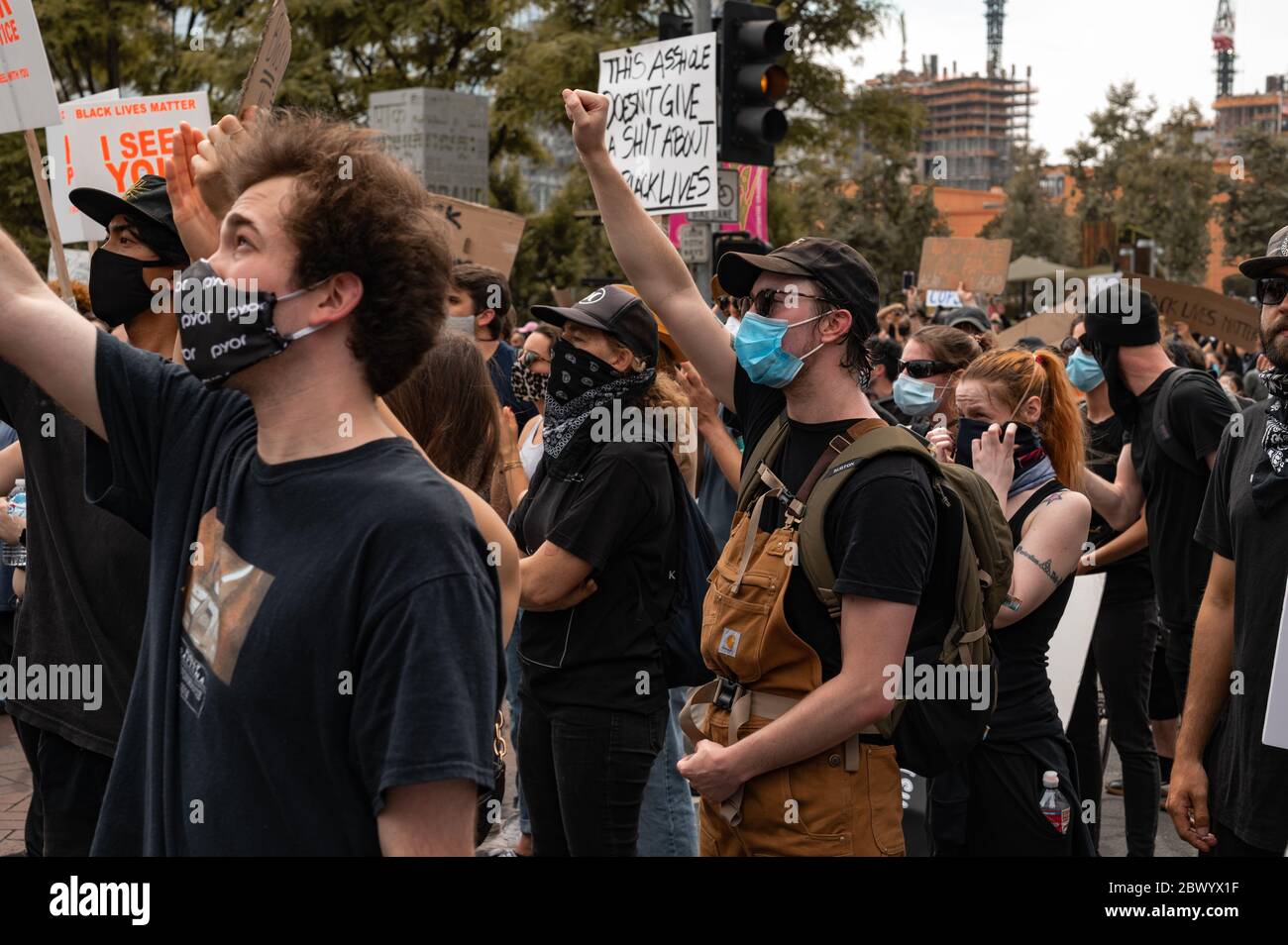 Black lives matter protest dtla hi-res stock photography and images - Alamy