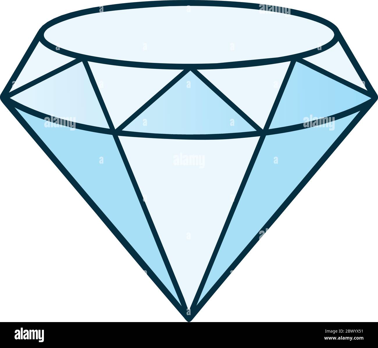 Diamond - A cartoon illustration of a Diamond Stock Vector Image & Art ...