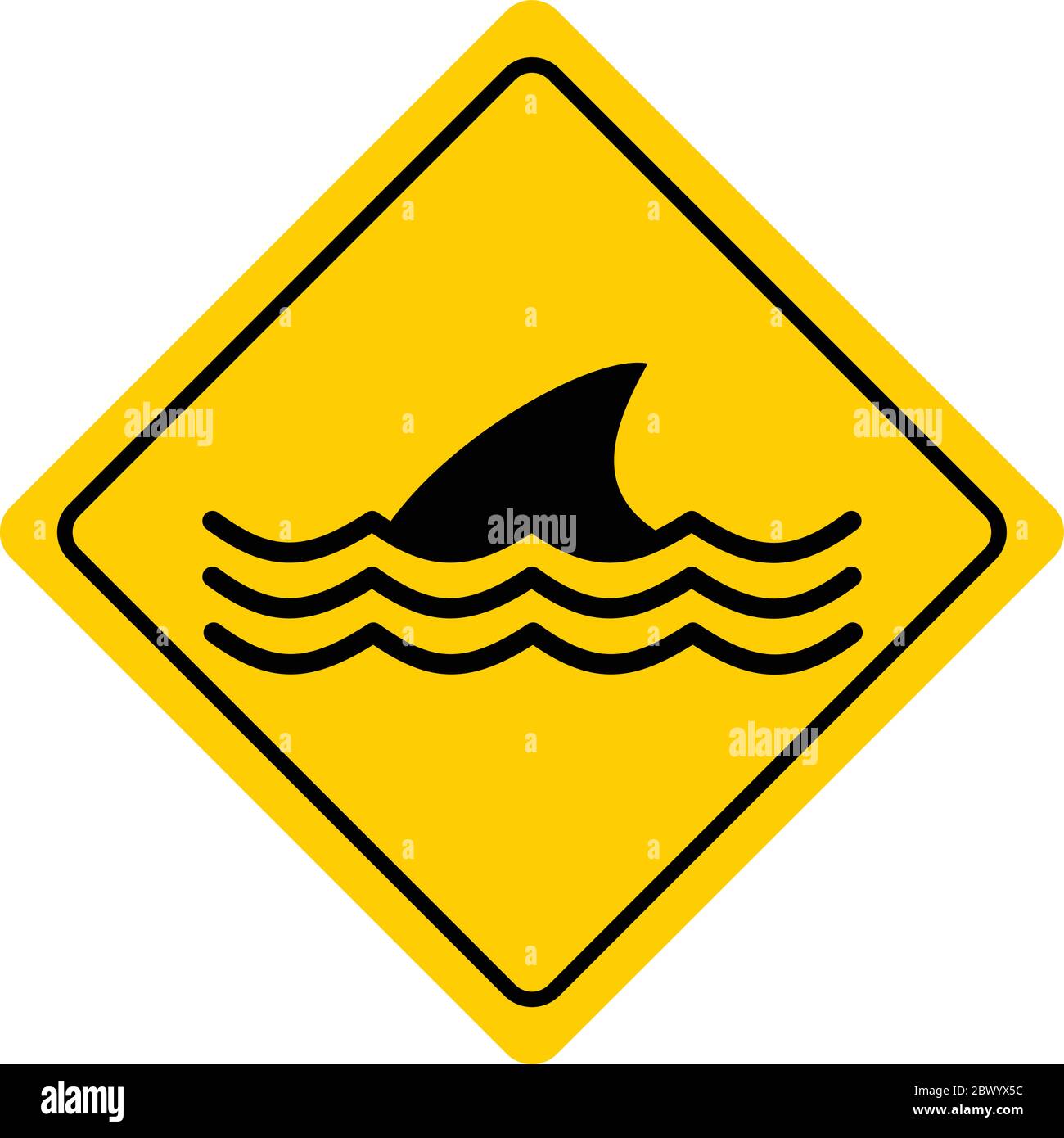 Dangerous Sea Life Sign- An Illustration of a Dangerous Sea Life Sign ...