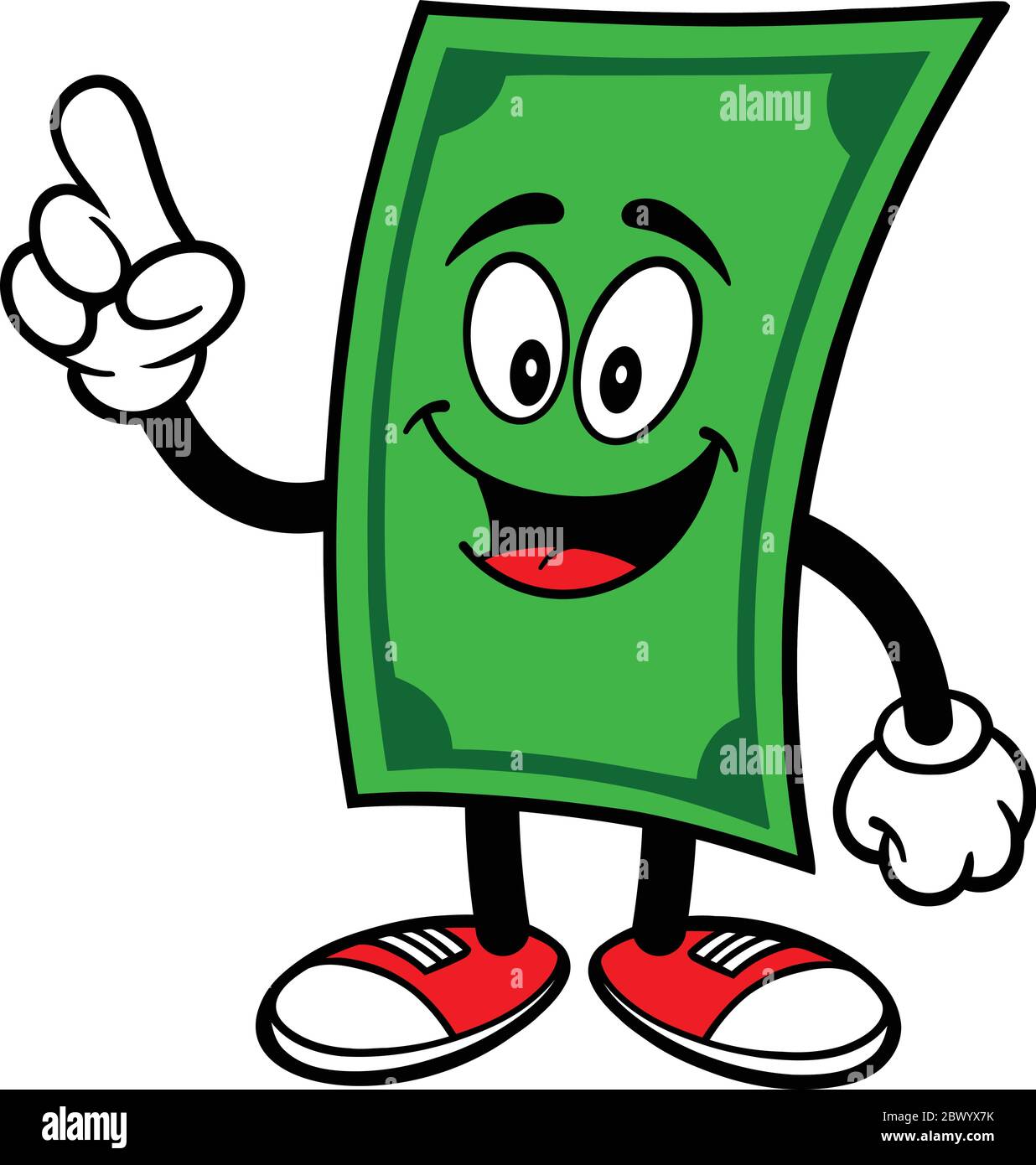 Dollar Talking- A Cartoon Illustration of a Dollar Talking Stock Vector ...