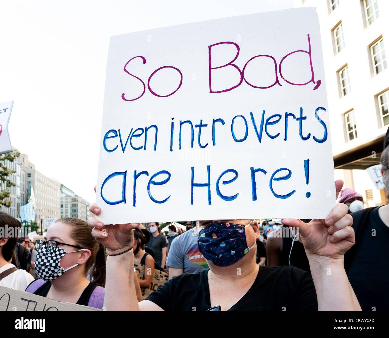 Even the introverts are here hi-res stock photography and images - Alamy