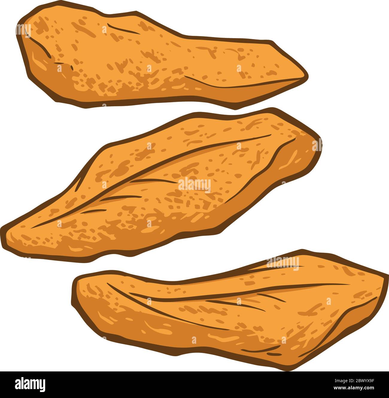 Fried Fish- An Illustration of Fried Fish Stock Vector Image & Art - Alamy