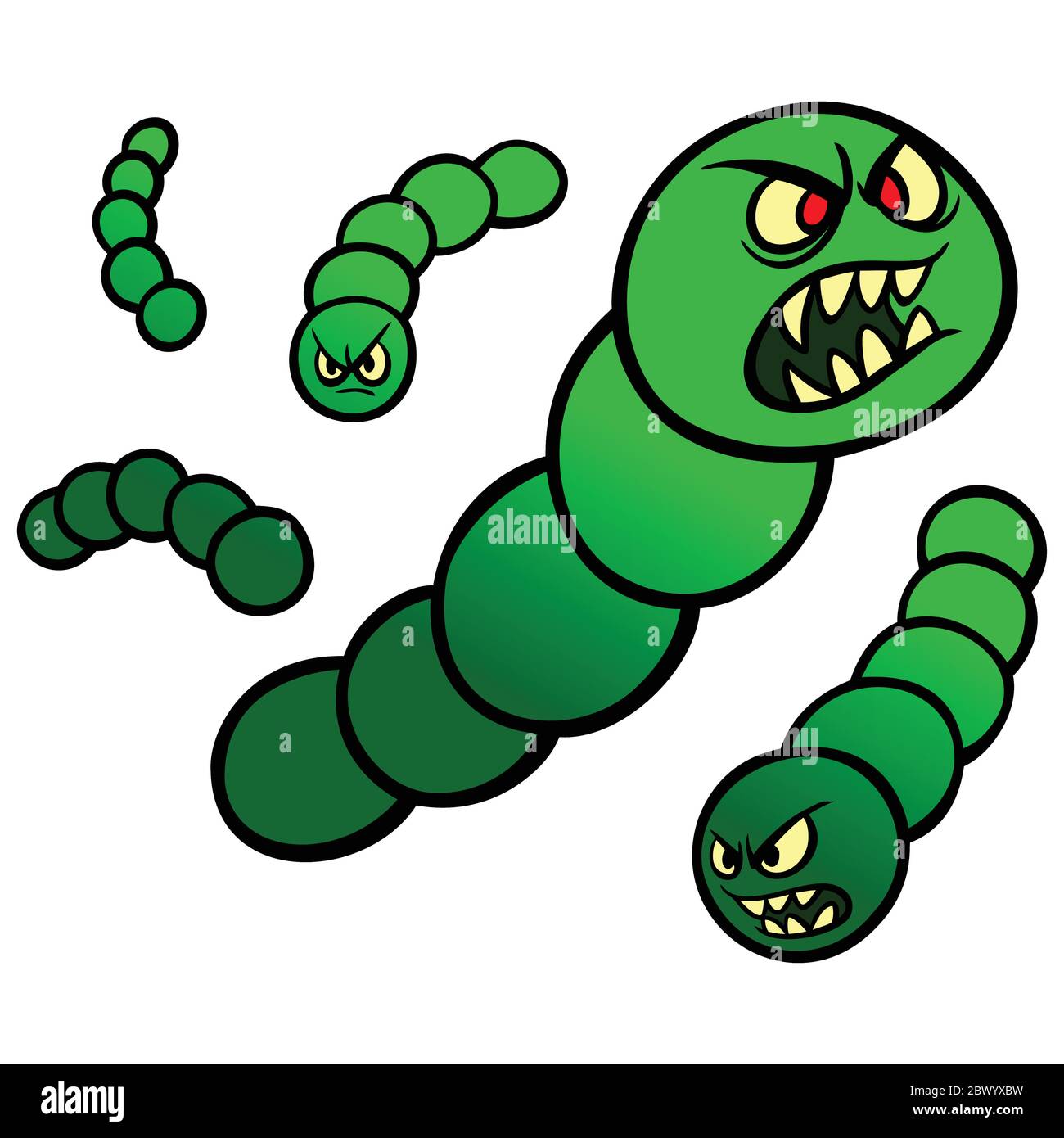 Flesh Eating Bacteria- A Cartoon Illustration of Flesh Eating Bacteria ...