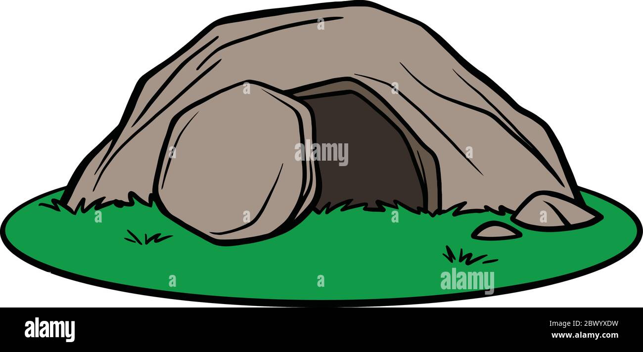 Easter Tomb- An Illustration of the Easter Tomb Stock Vector Image ...