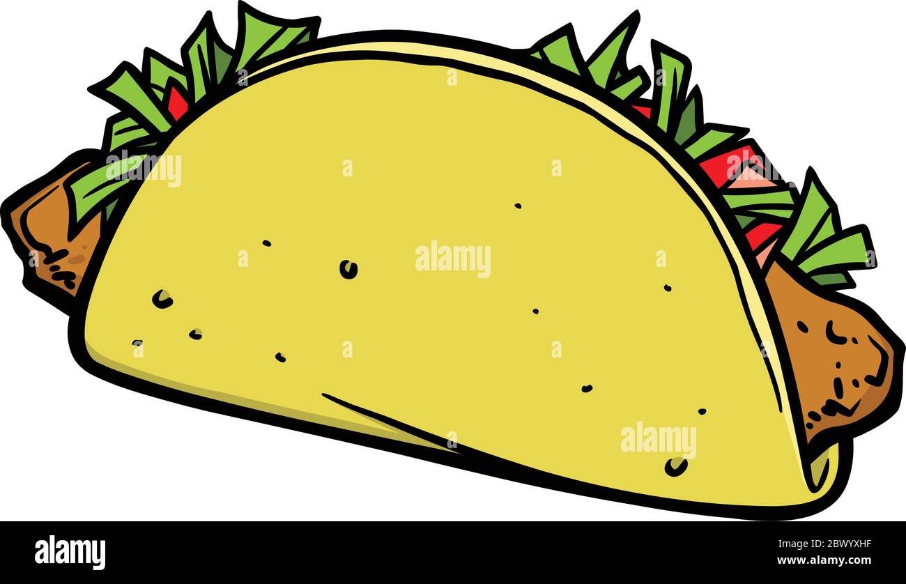 Seafood taco Stock Vector Images - Alamy