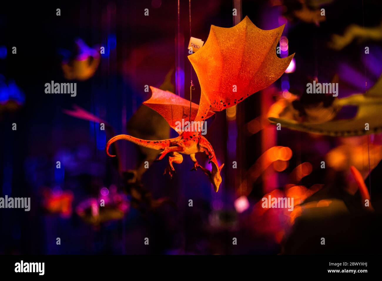 Cartoon dragon flying hi-res stock photography and images - Alamy