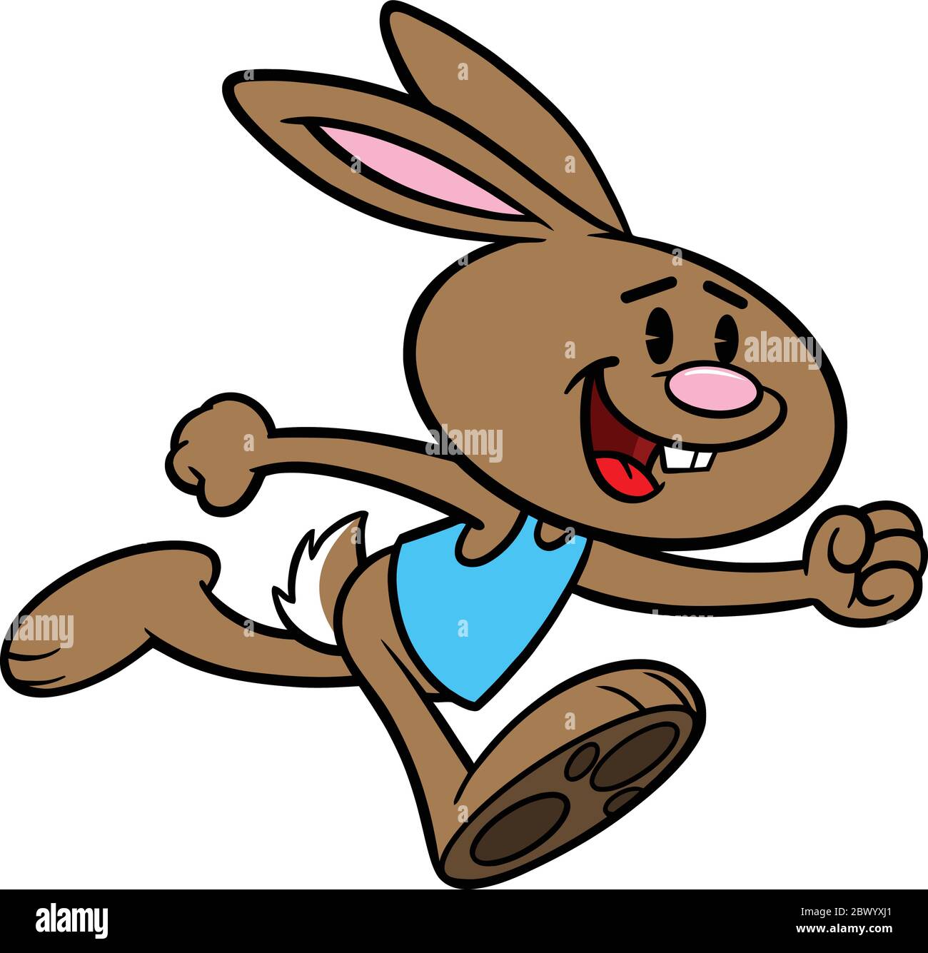 Easter Trot- A Cartoon Illustration of an Easter Trot Stock Vector ...