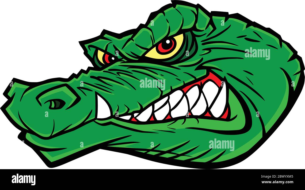 Gator Mascot- An Illustration of a Gator Mascot Stock Vector Image ...