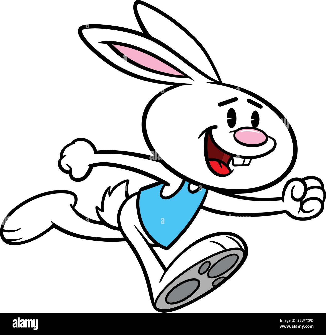 Easter Run- A Cartoon Illustration of an Easter Run Stock Vector Image ...