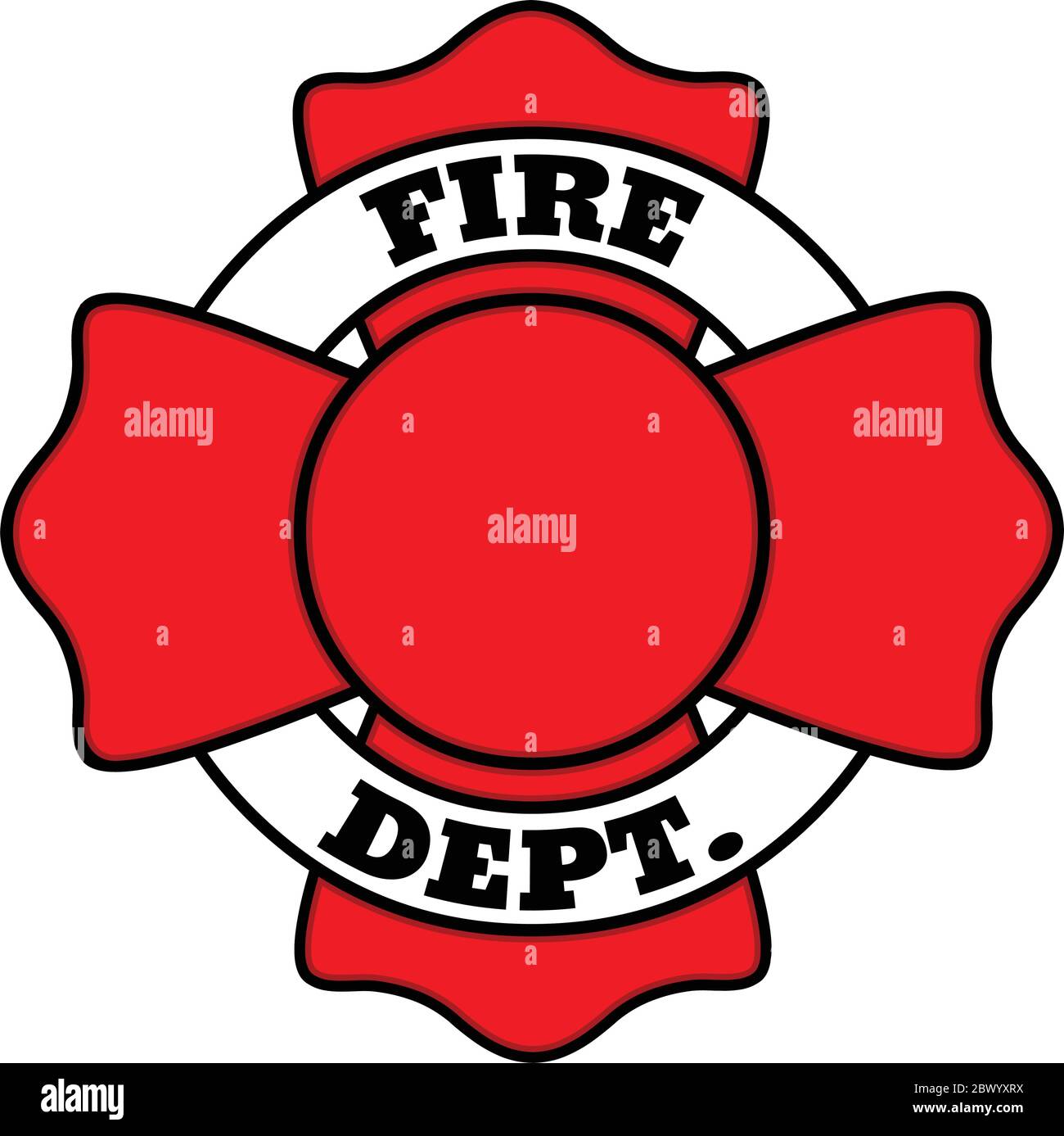Firefighter Insignia- An Illustration of a Firefighter Insignia Stock ...