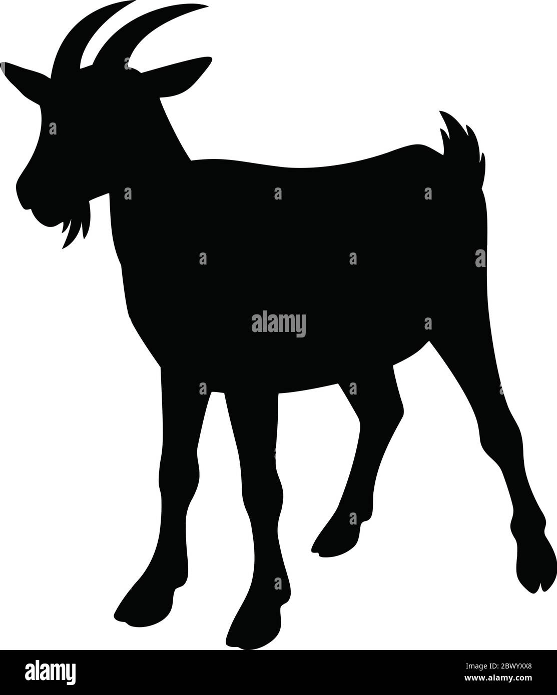 Goat Icon- An Illustration of a Goat Icon Stock Vector Image & Art - Alamy