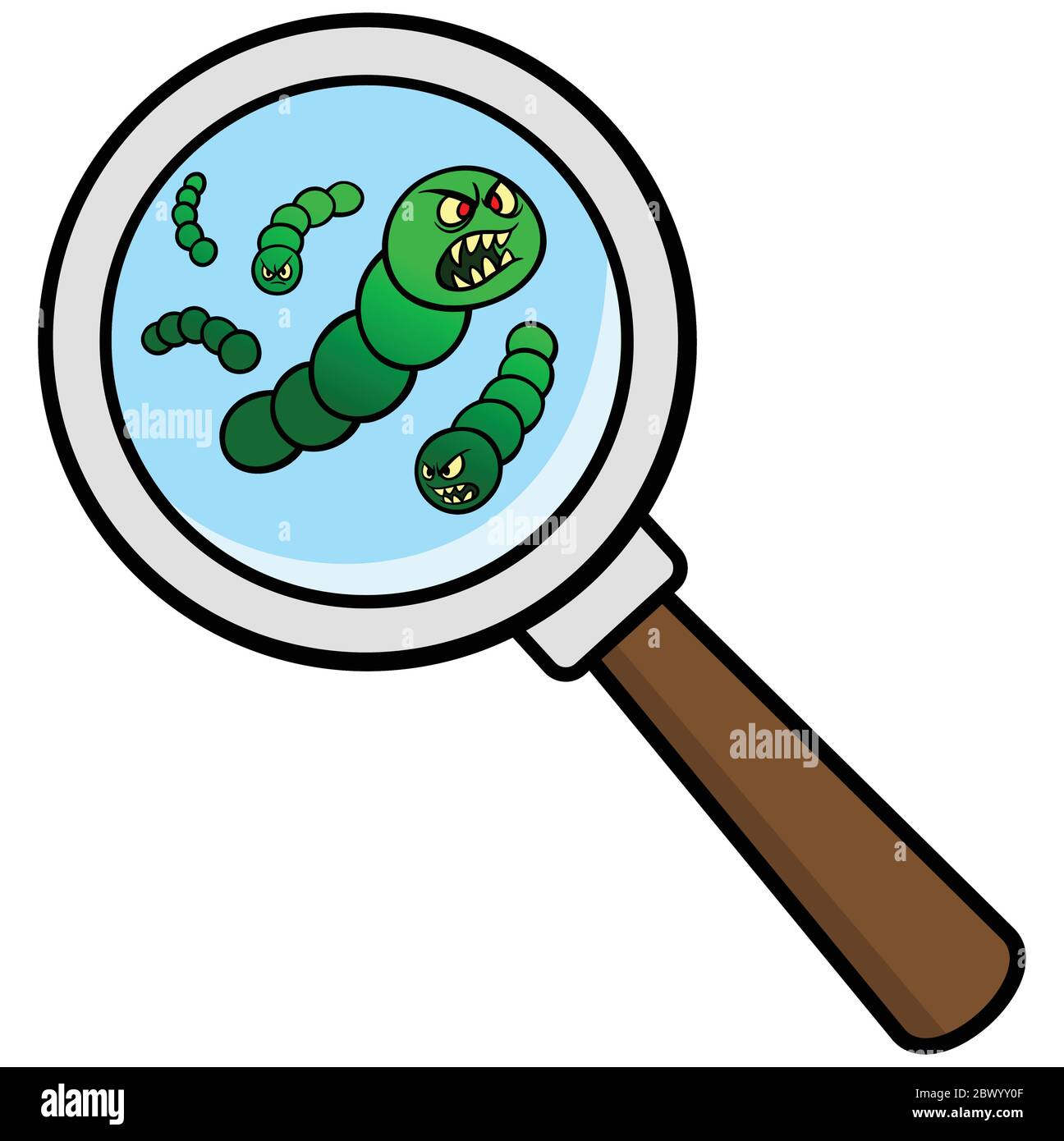 Flesh Eating Bacteria- An Illustration of Flesh Eating Bacteria Stock ...
