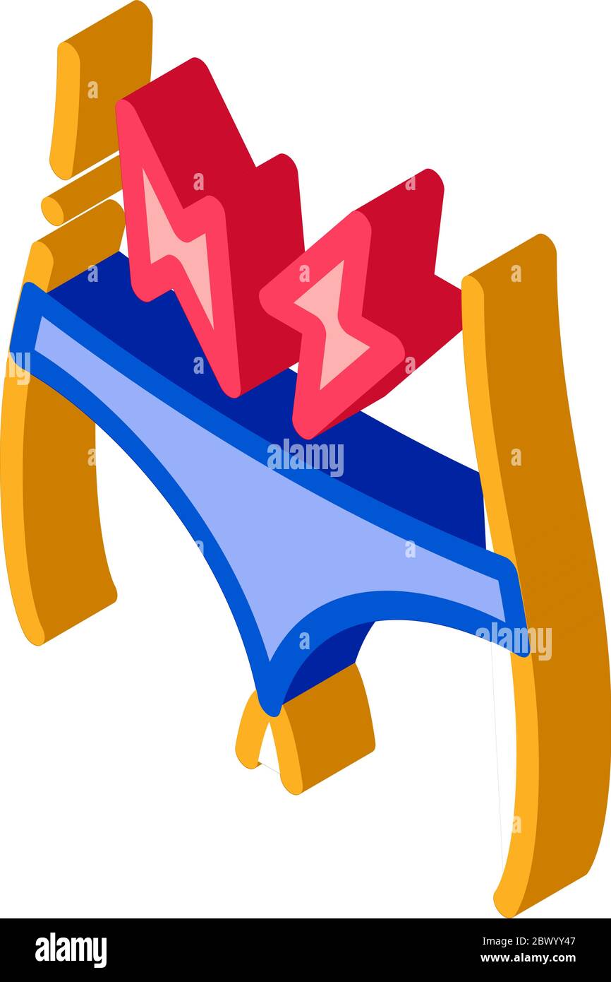 Lower Abdominal Pain isometric icon vector illustration Stock Vector ...