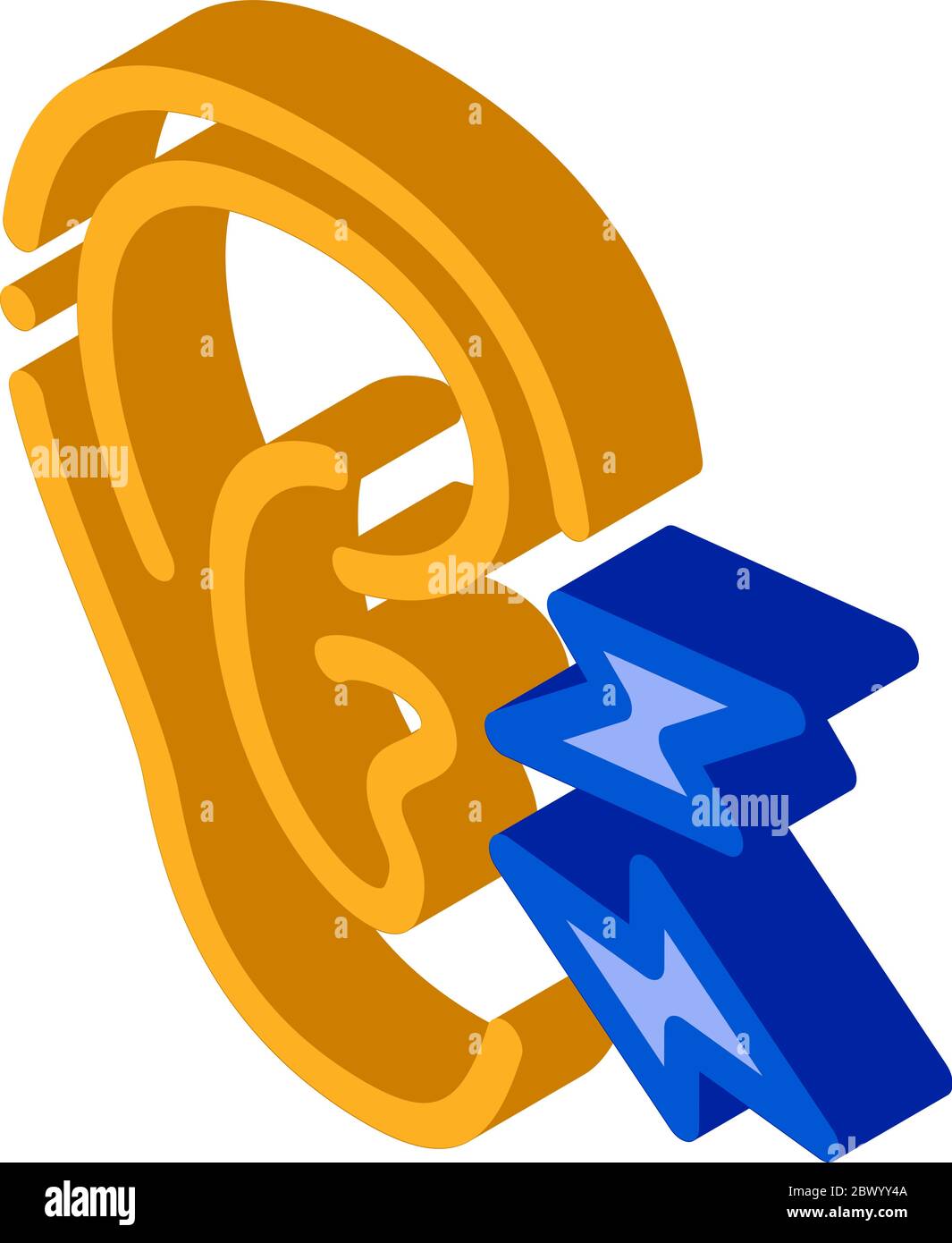 Earache isometric icon vector illustration Stock Vector Image & Art - Alamy