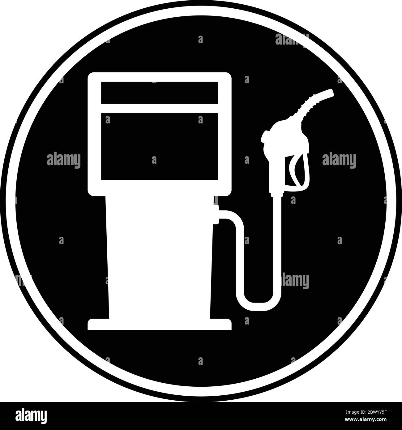 Gas pump fill Black and White Stock Photos & Images - Alamy