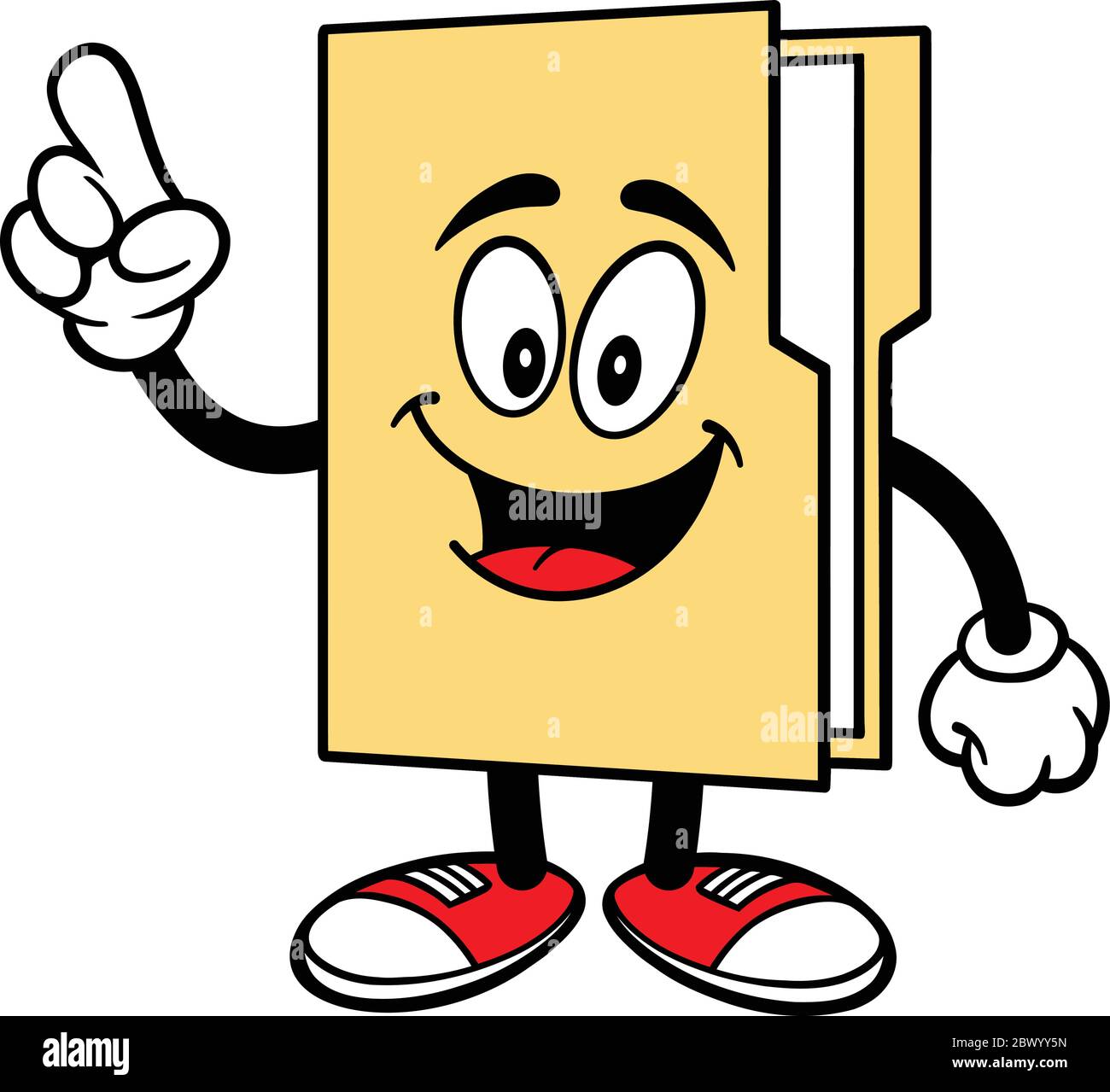 Folder mascot hi-res stock photography and images - Alamy