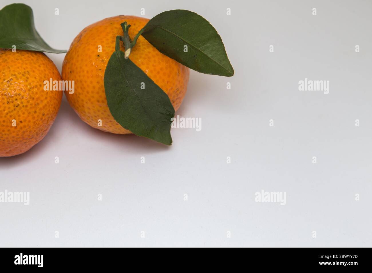 Tangerine and mandarin orange isolated on white , mandarin orange are ...
