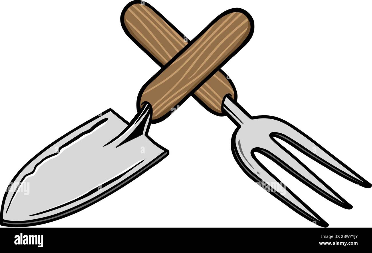 Gardening Tools- An Illustration of Gardening Tools Stock Vector Image ...