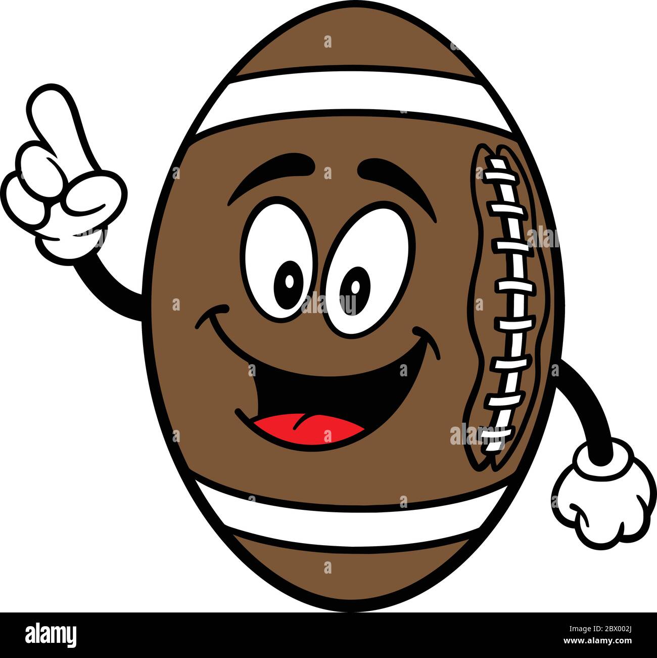 Football Mascot Talking- A Cartoon Illustration of a Football Mascot ...