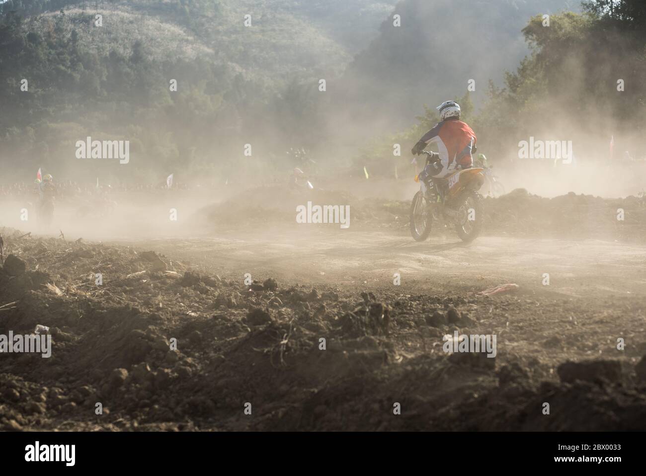 scene of Motorcross racing Stock Photo - Alamy