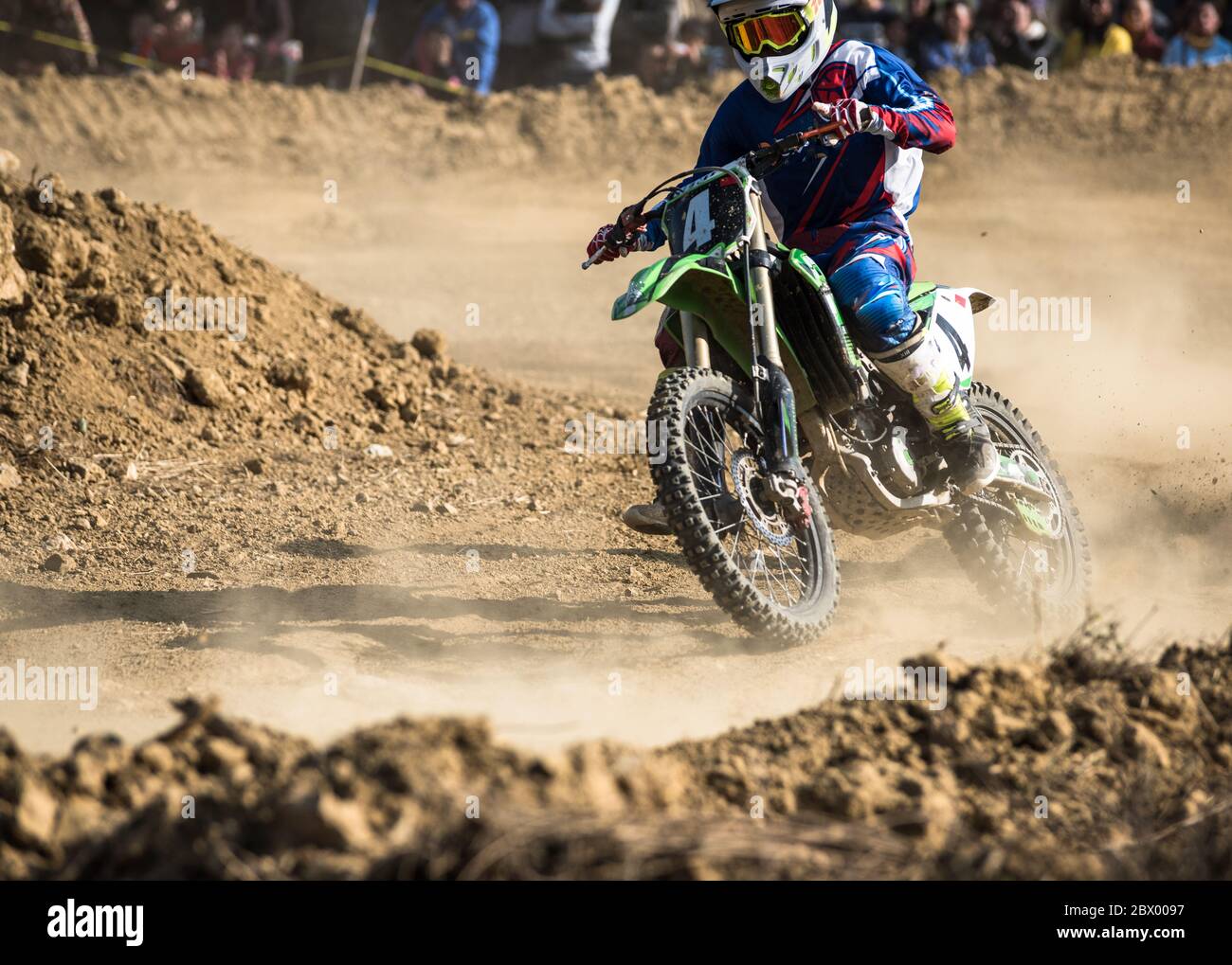 scene of Motorcross racing Stock Photo - Alamy