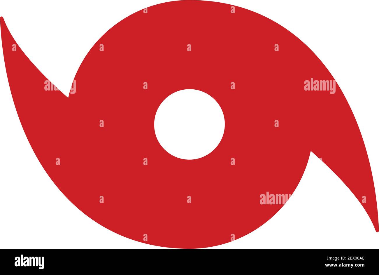 Hurricane Symbol- An Illustration of a Hurricane Symbol Stock Vector ...