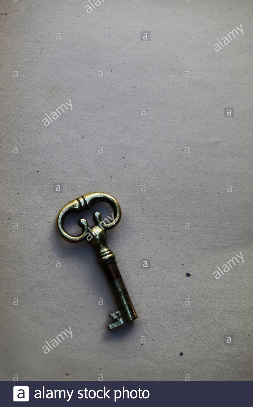 Old Key Paper High Resolution Stock Photography and Images - Alamy