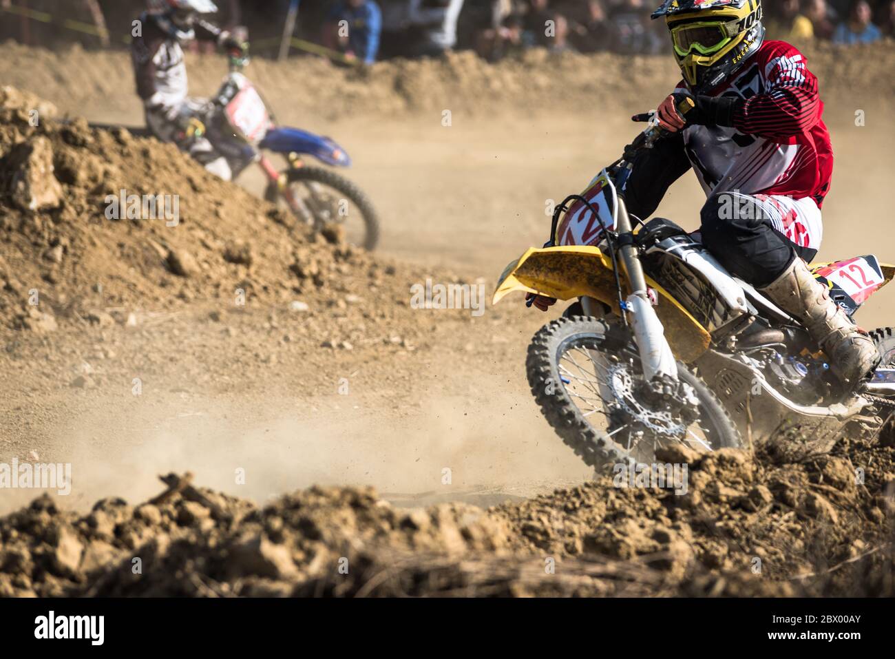 scene of Motorcross racing Stock Photo - Alamy