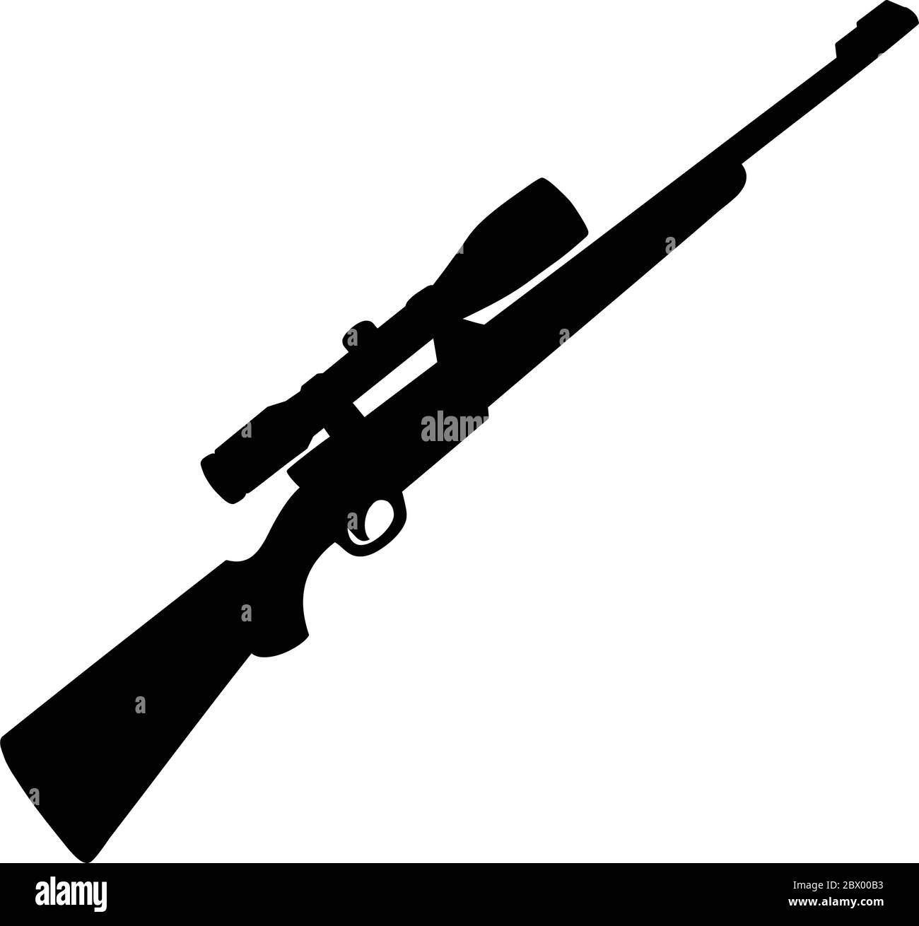 Hunting Rifle Silhouette- An Illustration of a Hunting Rifle Silhouette ... Hunting Rifle Silhouette- An Illustration of a Hunting Rifle Silhouette ...
