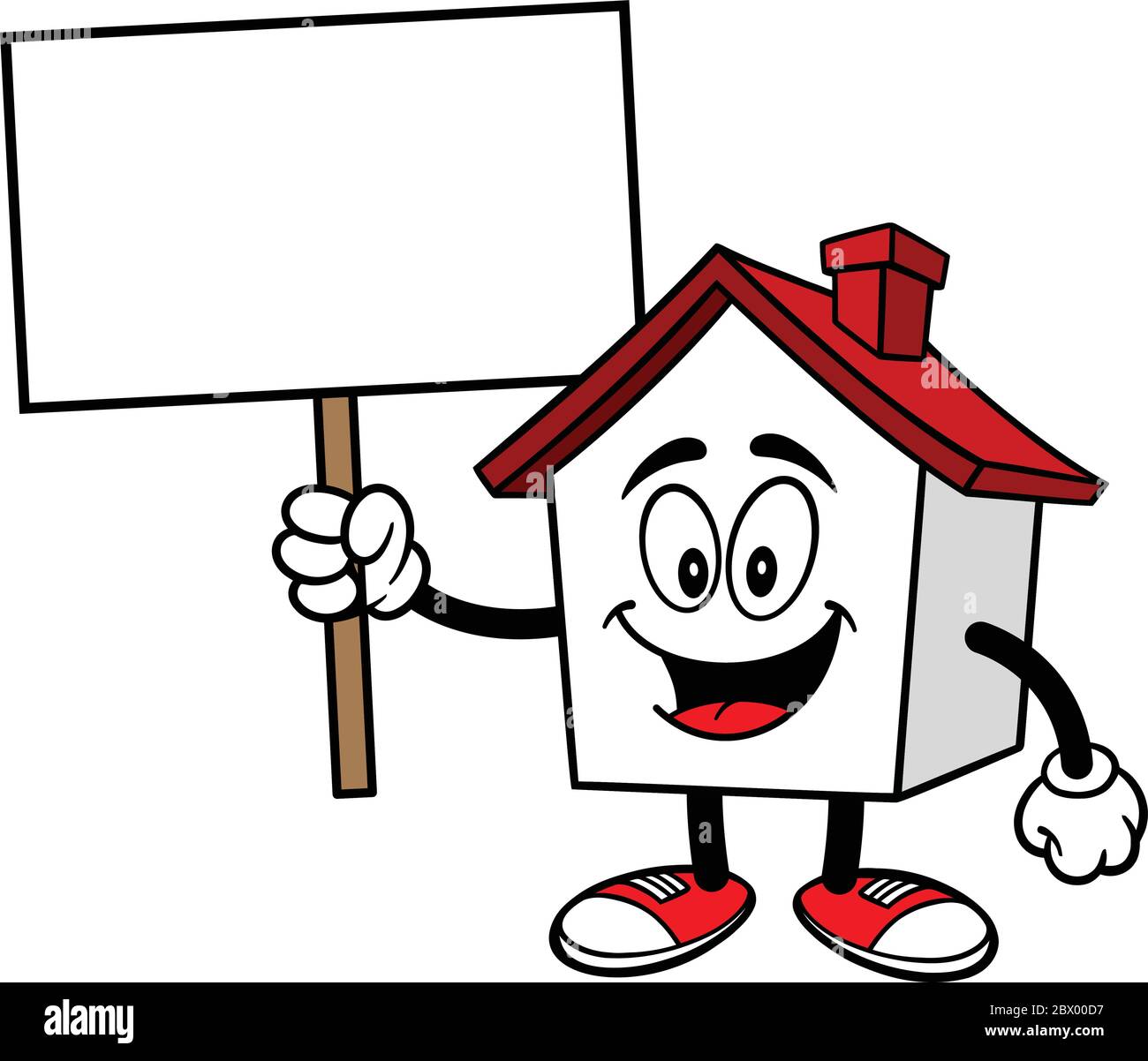 Blank real estate sign Stock Vector Images - Alamy