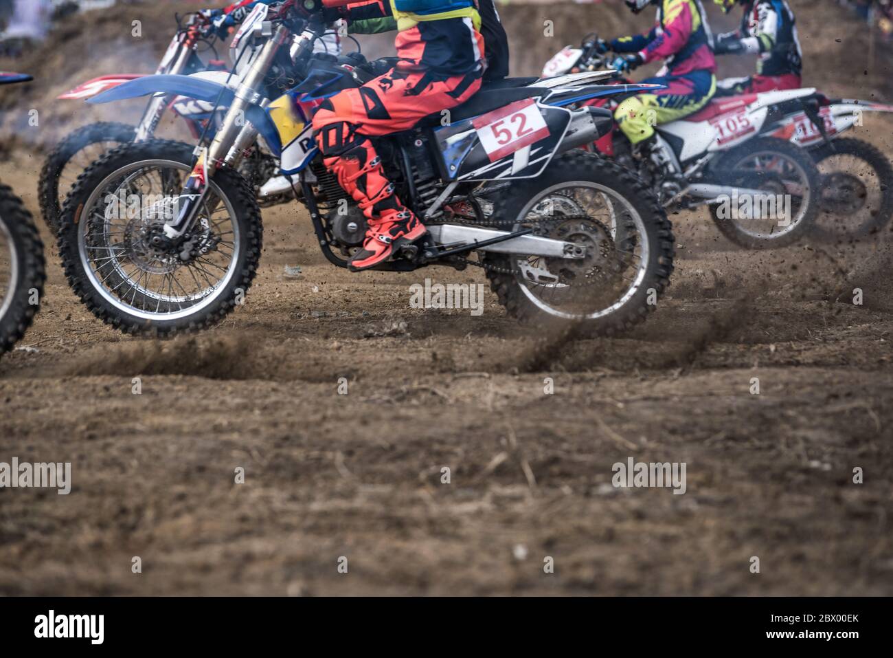 scene of Motorcross racing Stock Photo - Alamy