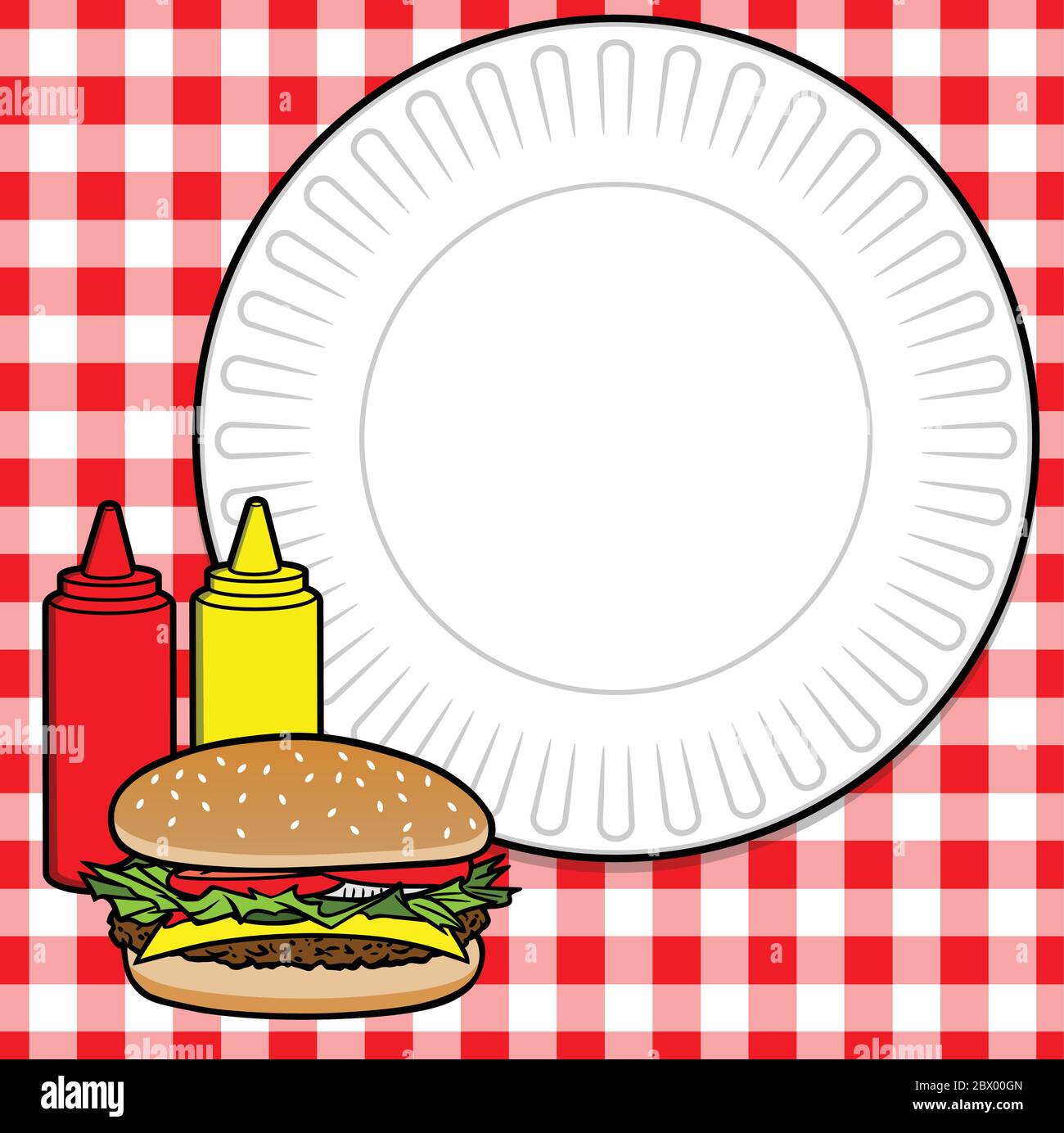 Hamburger Menu- An Illustration of a Hamburger Menu Stock Vector Image ...