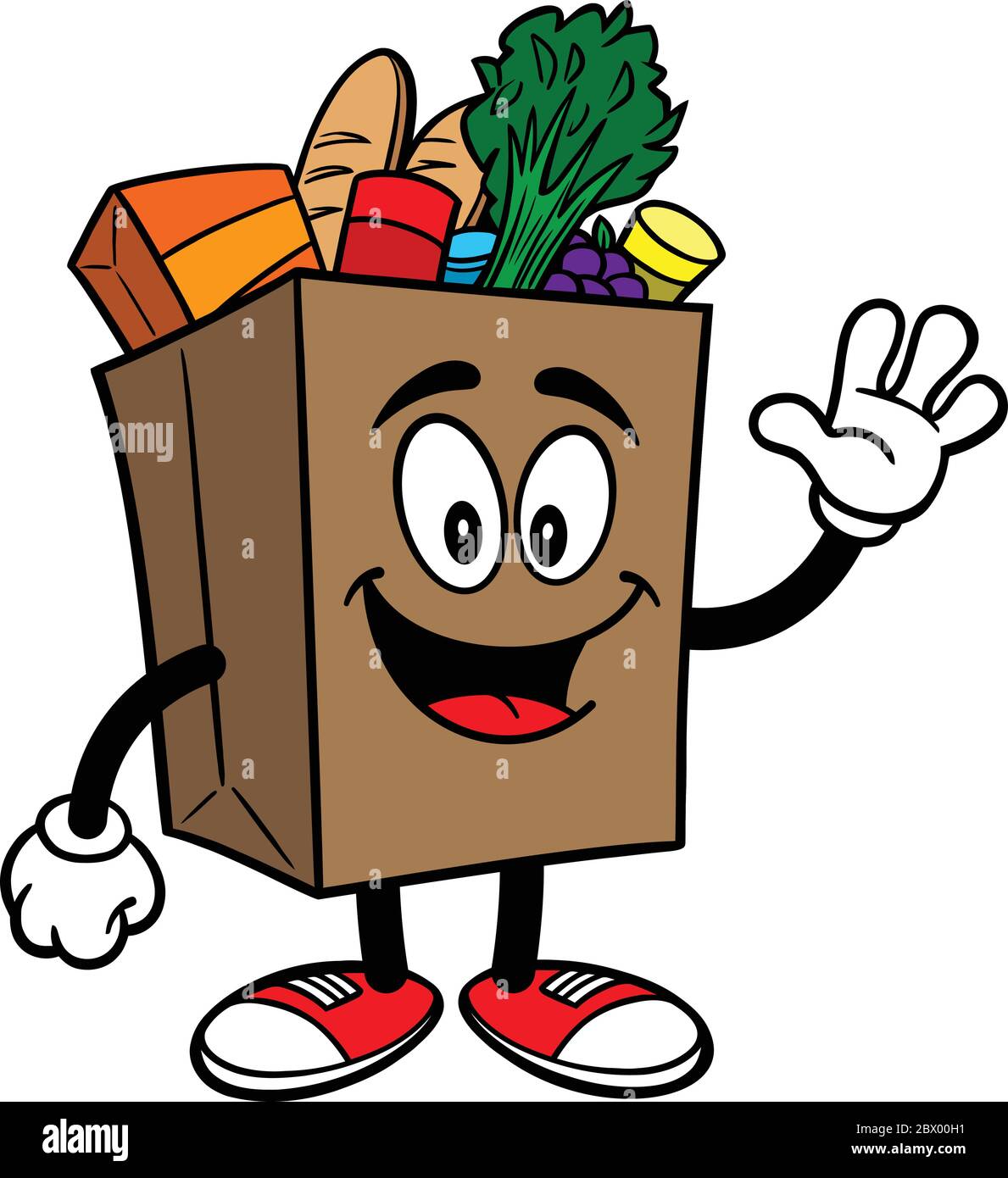 Grocery Brown Bag Clip Art