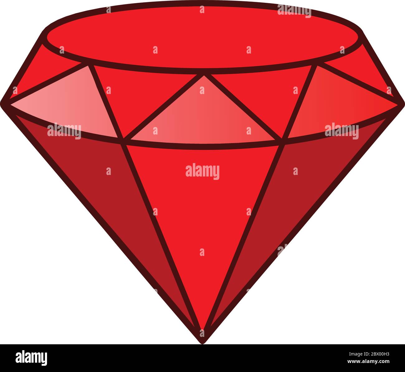 Gem - A cartoon illustration of a Gem Stock Vector Image & Art - Alamy