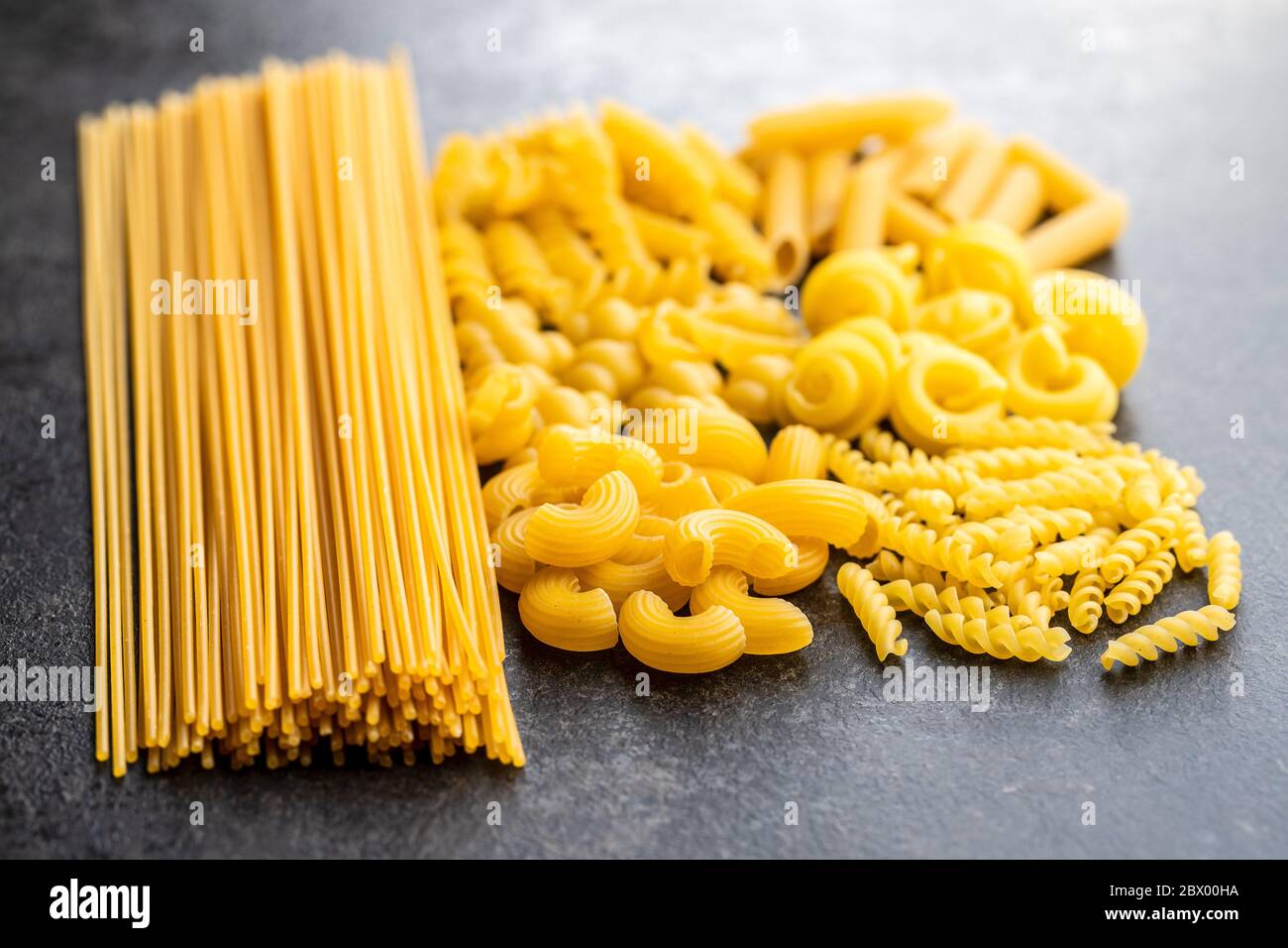 Dried pasta types hi-res stock photography and images - Alamy