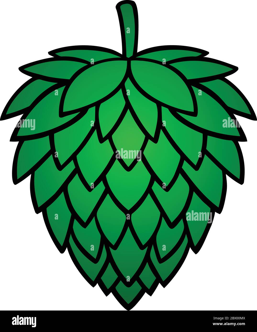 Hop- An Illustration of a Hop Stock Vector Image & Art - Alamy