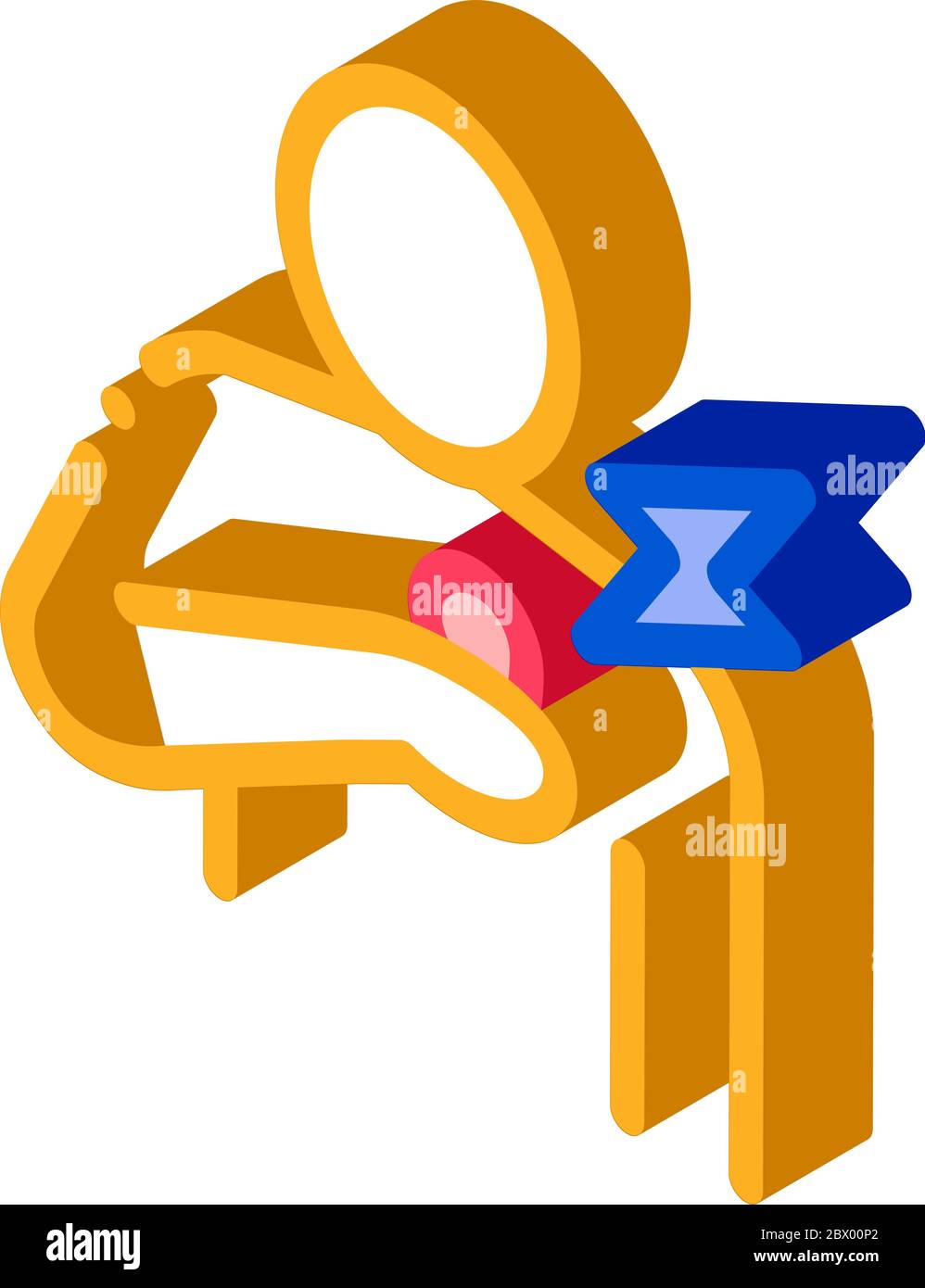 Chest Pain isometric icon vector illustration Stock Vector Image & Art ...